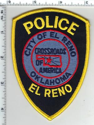 El Reno Police (Oklahoma) 1st Issue Shoulder Patch from the 1980's | eBay