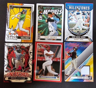 2024 Panini Donruss Baseball Inserts & Mem - Marvels, Bomb Squad + You ...