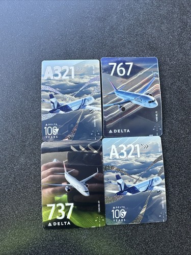 2025 Delta Trading Cards Limited Edition 100 Year Anniversary Set A321 ...