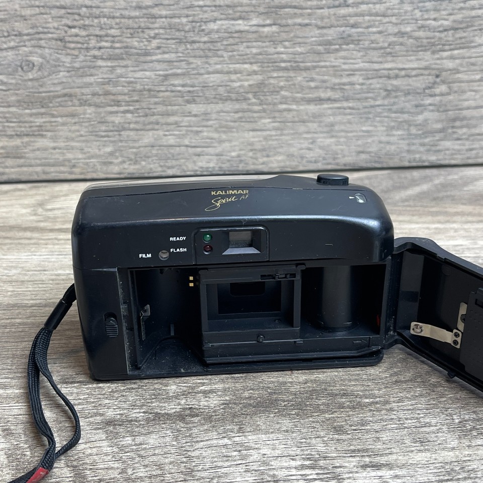 Kalimar Spirit AF Auto Focus Black Built-in Flash Point & Shoot Film ...
