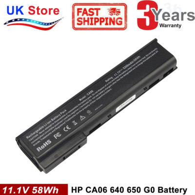 For HP 6-cell Battery for ProBook 640/645/650/655 G0/G1, 718756-001 ...