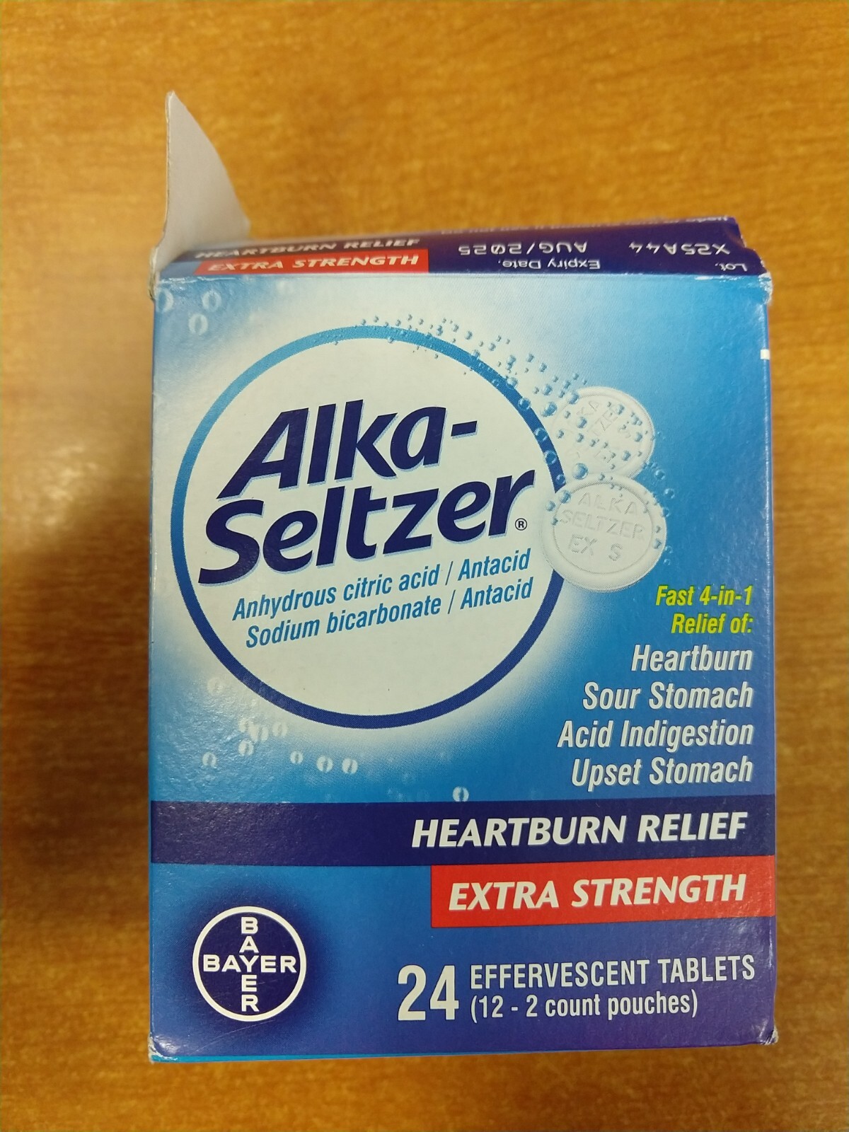 Alka-Seltzer Extra Strength Effervescent Tablets 24ct 016500566762s418 ...