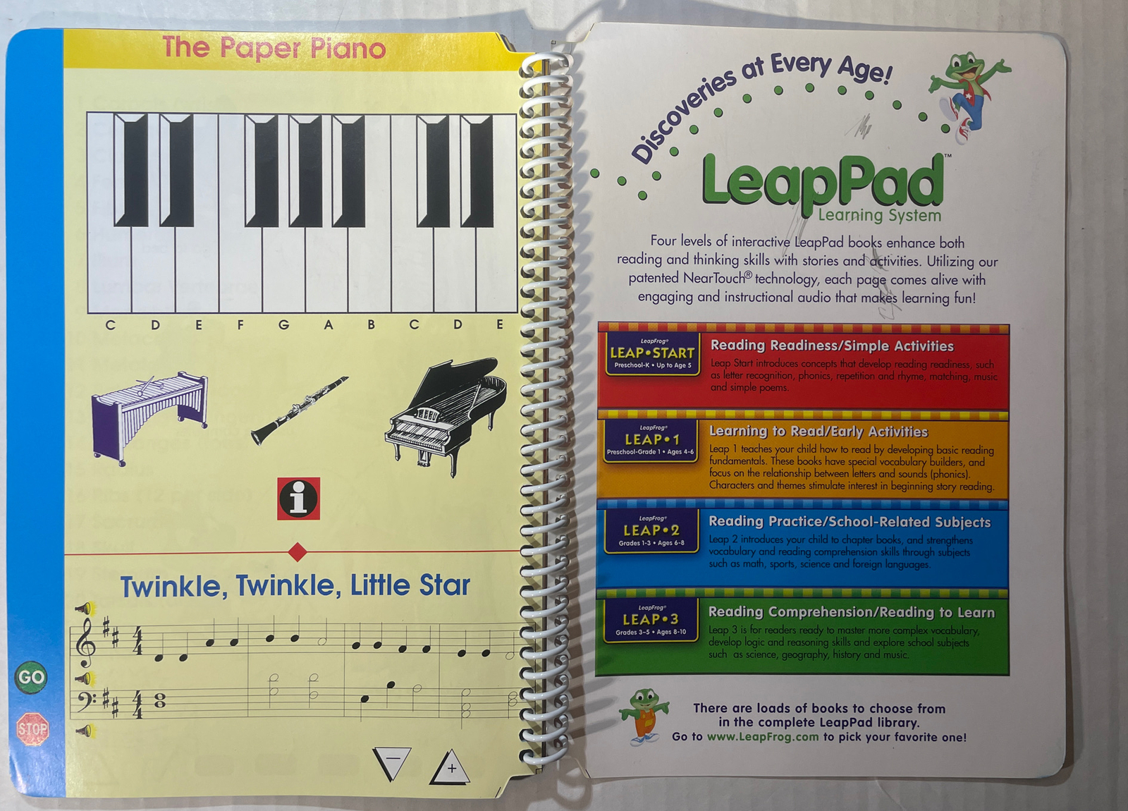 Leapfrog LeapPad Interactive Book-A collection from the LP library | eBay