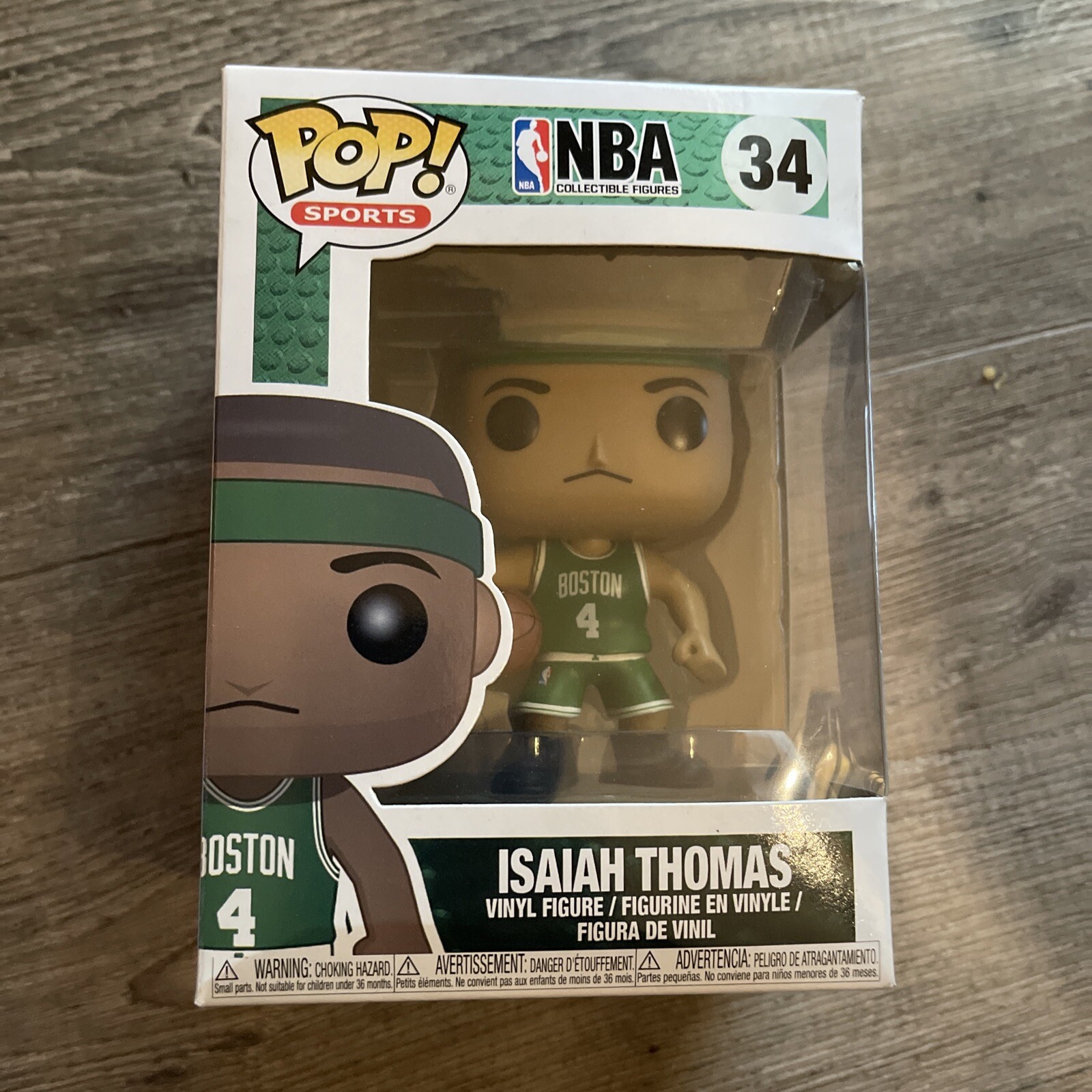 NBA Funko POP! Sports Isaiah Thomas Vinyl Figure #34 Boston Celtics ...