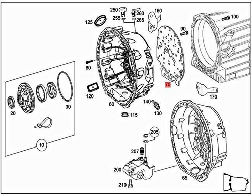 Genuine MERCEDES Intermediate plate 2202771614 | eBay