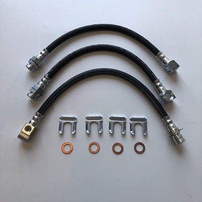 Chevrolet Chevelle Front Disc Rear Drum Brake Hoses Kit 11 Pieces ...