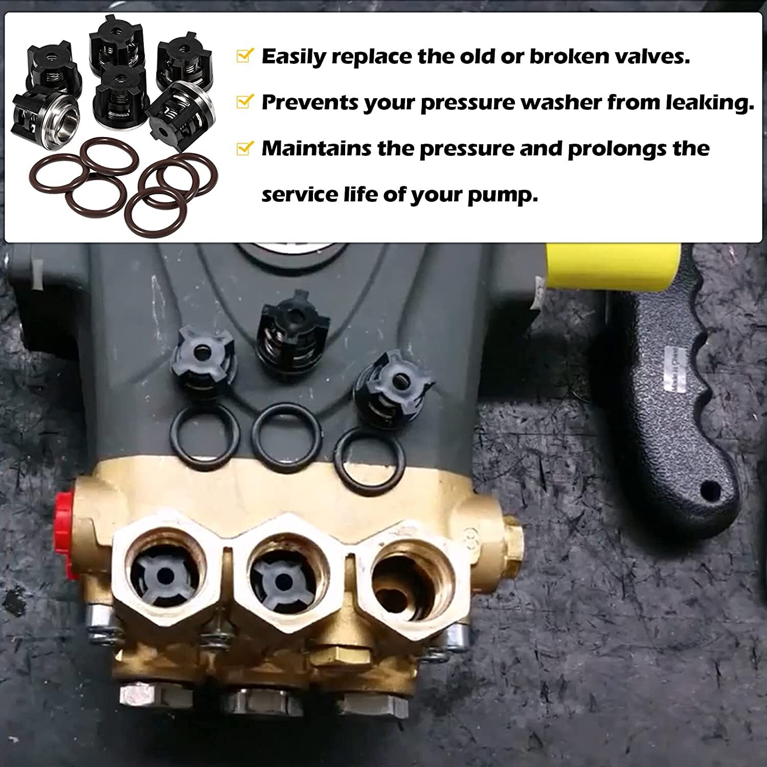 70-0179 Water Pump Check Valves Kit For Annovi Reverberi 18mm XR RK RKA ...