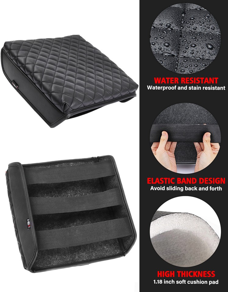 Fit Ford F150 2021-2026 Work Surface Console Armrest Cushion Pad Cover ...