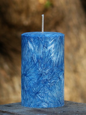 40 hour BLUE DENIM Mens Scented CANDLE GIFTS Tobacco Musk Violet Rose ...