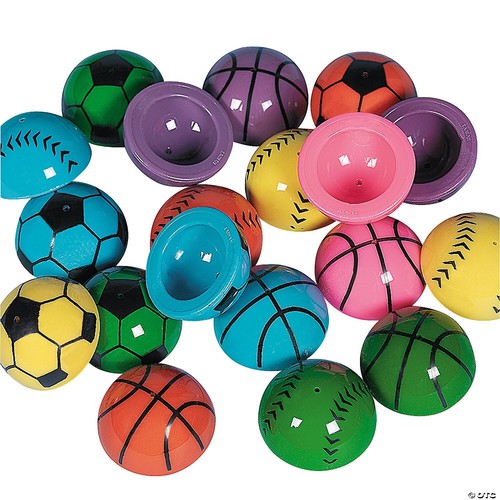 Fun Express Vinyl Sport Ball Poppers ~ Pack of 24 ~ Assorted Colors ~ 1 ...