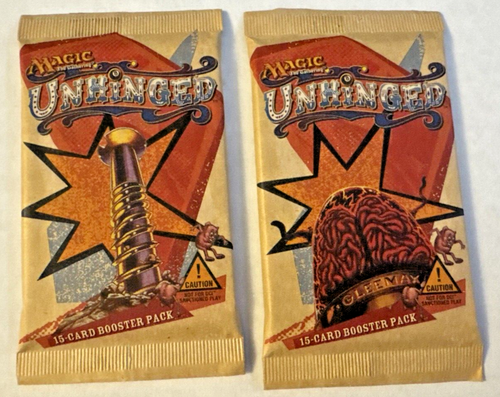 MTG: 2 UNHINGED Sealed Booster Pack Lot from Box - 2 Packs - English | eBay
