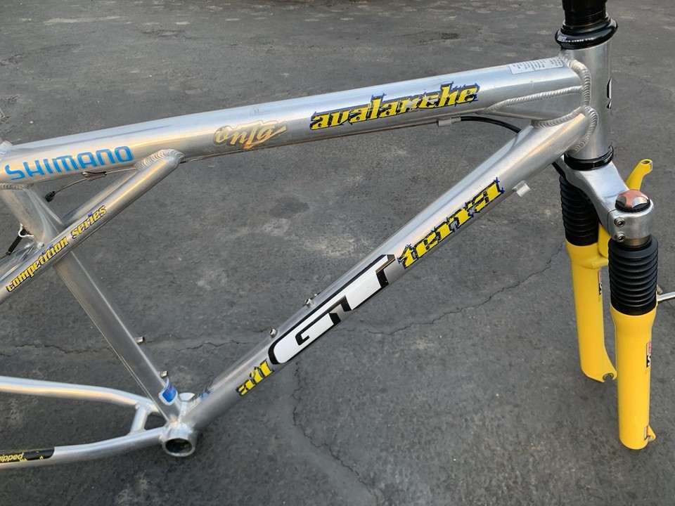 Vintage 90’s GT Avalanche All Terra Mountain Bike Frame Polished ...