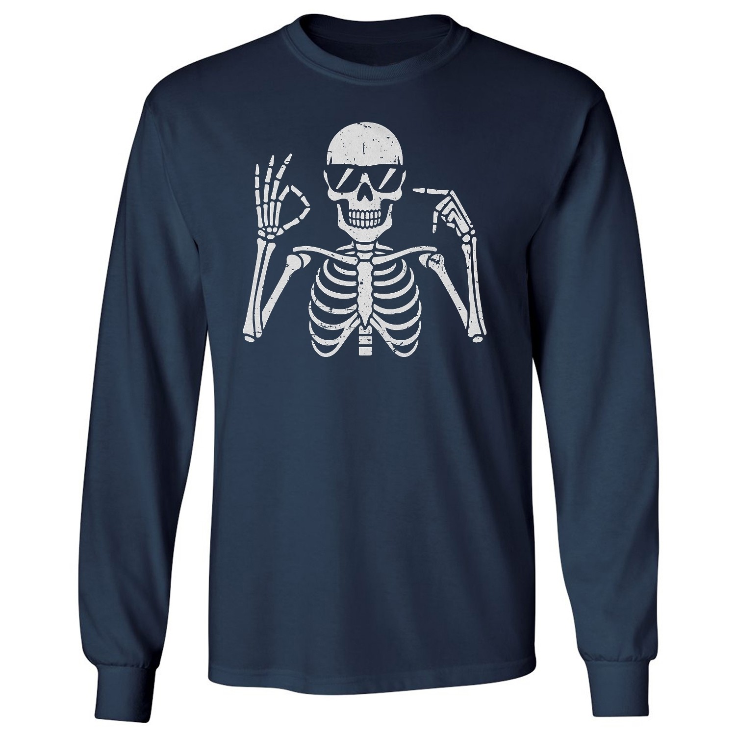 Six Seven 6 7 Meme – Skeleton Hand Sign 67 Funny Long Sleeve T-Shirt | eBay