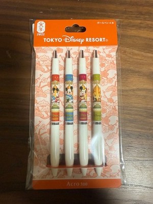 Tokyo Disney Resort Acro 300 Ballpoint Pen Set of 4 | eBay