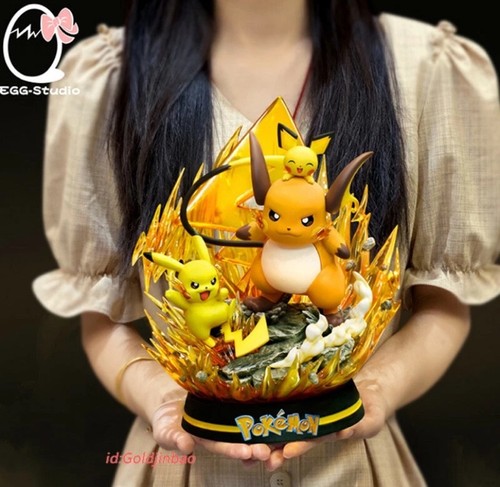 EGG Studio Resin Model Painted Statue Raichu Resin Statue | eBay
