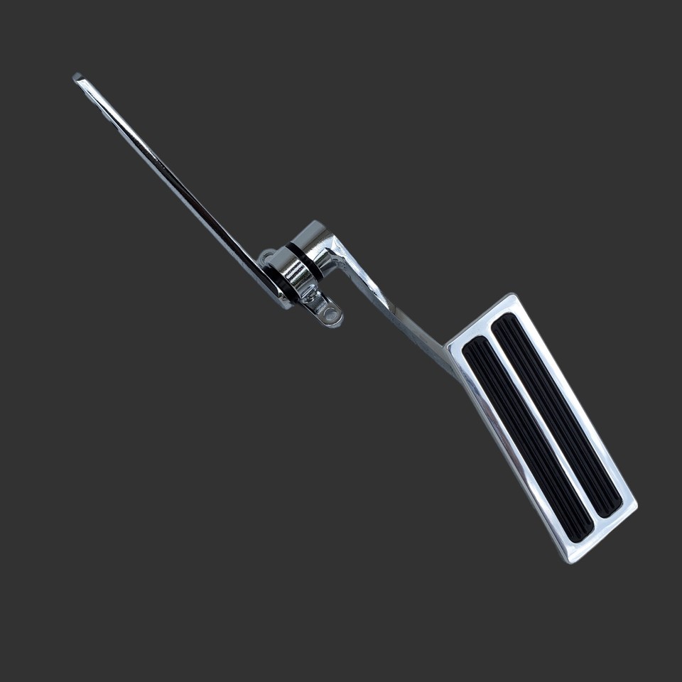 Polished Aluminum Throttle Gas Pedal Assembly Cable Bracket Universal ...