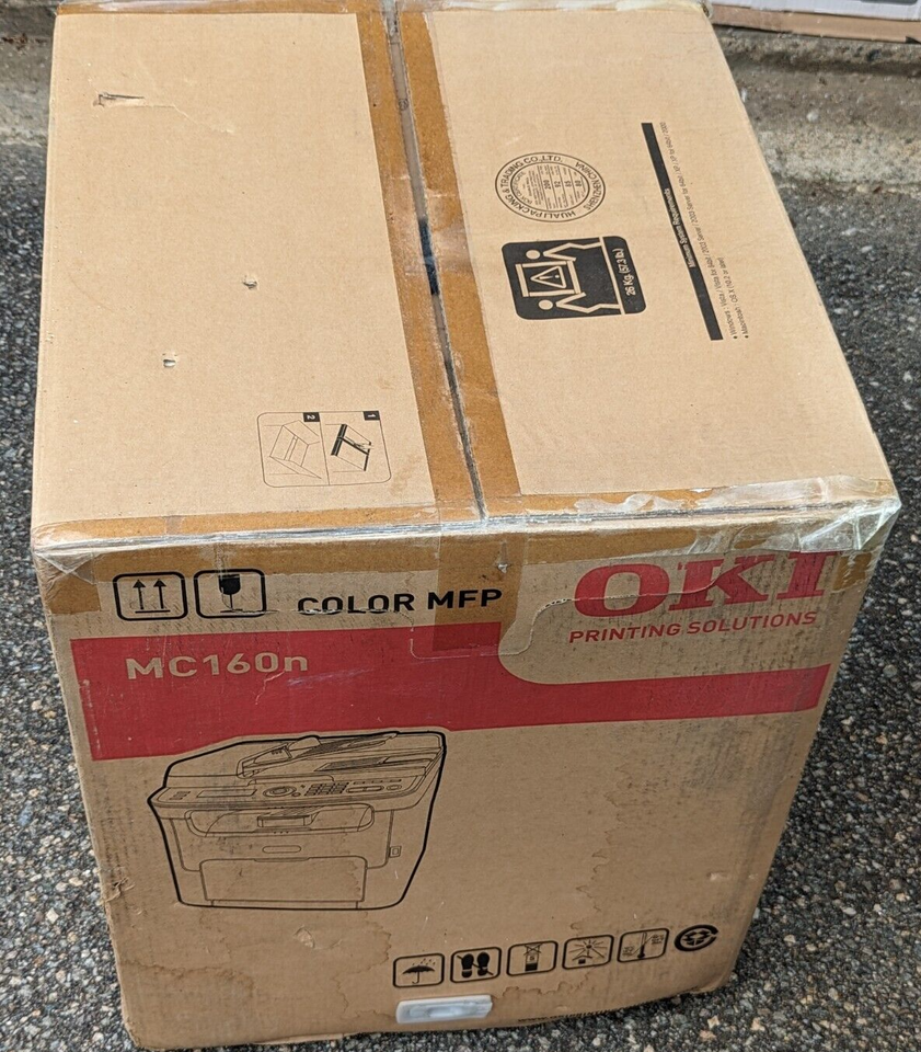NIB OKI Okidata MC160 MFP Multifunction Color Laser Printer Copy/scan ...