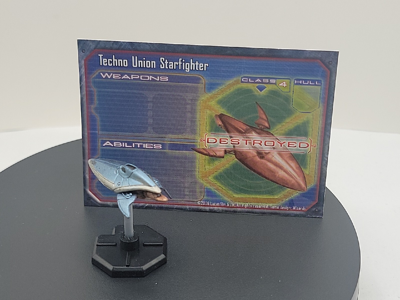 Star Wars Miniatures STARSHIP BATTLES Techno Union Starfighter 53/60 ...