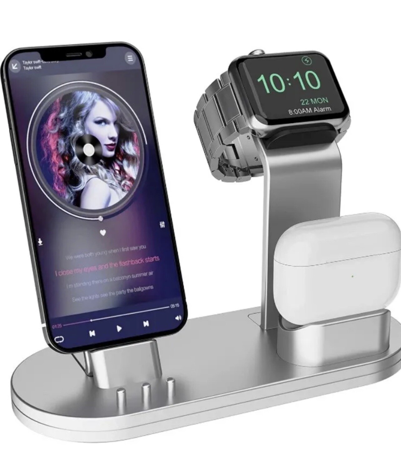 🔥 OLEBR 3 in 1 Charging Stand Station for iWatch airpod iPhone Xs Xs ...