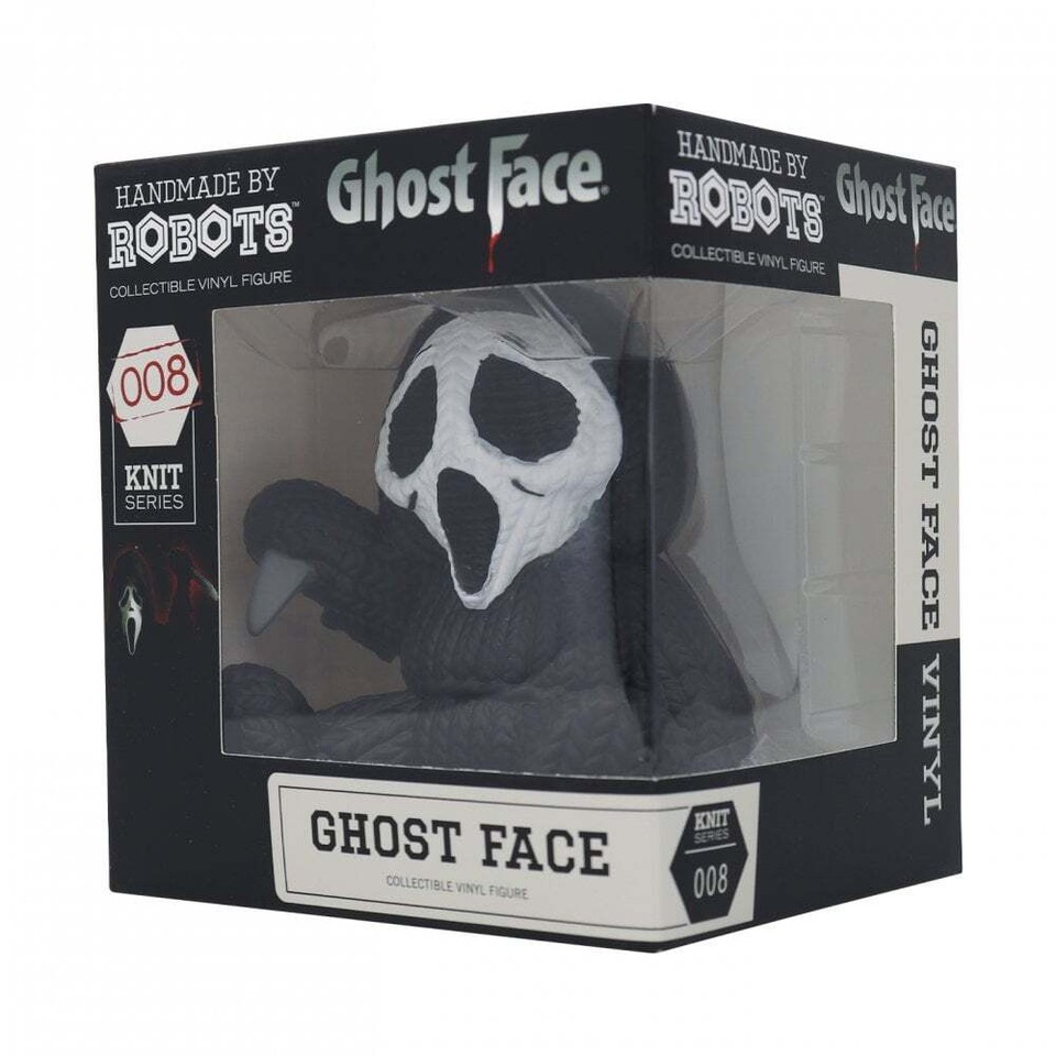 Scream Ghostface White Edition Collectible Vinyl Figure from Handmade ...