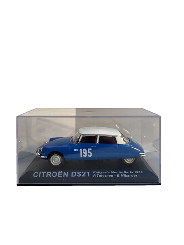 IXO DEAGOSTINI Rally Car Collection Citroen DS21 1/43 1966 Monte Carlo ...