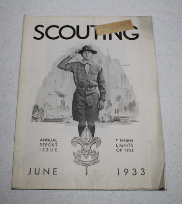 Scouting Magazine 1933 June Issue Annual Report Issue Cover | eBay
