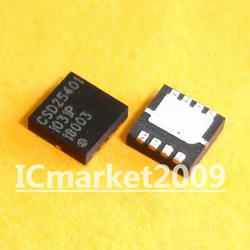 10 PCS CSD25401Q3 VSON-8 CSD25401 P-Channel NexFET Power Mosfets Chip ...