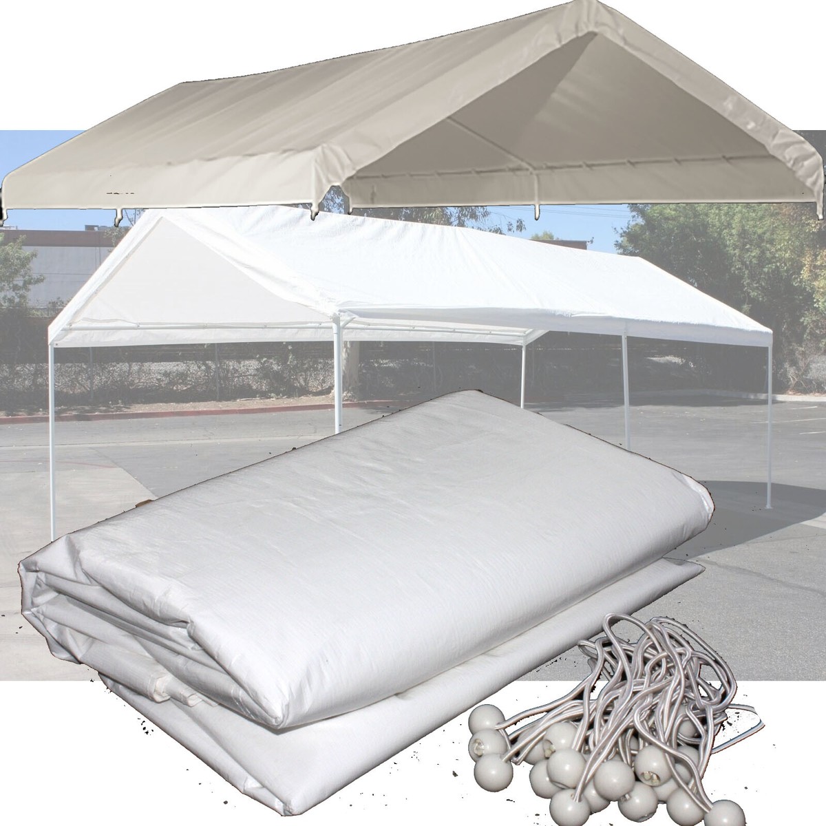 Shelter King Replacement Canopy 10' X 20' Steel Frame Canopy | Costco