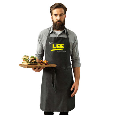 Lee V1 Lifetime Member - Novelty Gift Funny Cooking Aprons Kitchen ...