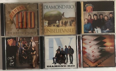 LOT 6 CDs DIAMOND RIO Greatest Hits, CLOSE TO THE EDGE, IV ...