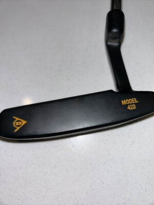 Dunlop Black Max Putter, Model 420, 35" Right-Handed Blade, Steel Shaft ...