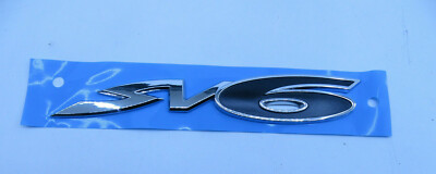 TAIL GATE SV6 BADGE GENUINE HOLDEN VZ UTE WAGON TAILGATE EMBLEM MODELS ...