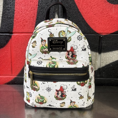 Loungefly Disney Peter Pan Tattoo Print Mini Backpack | eBay