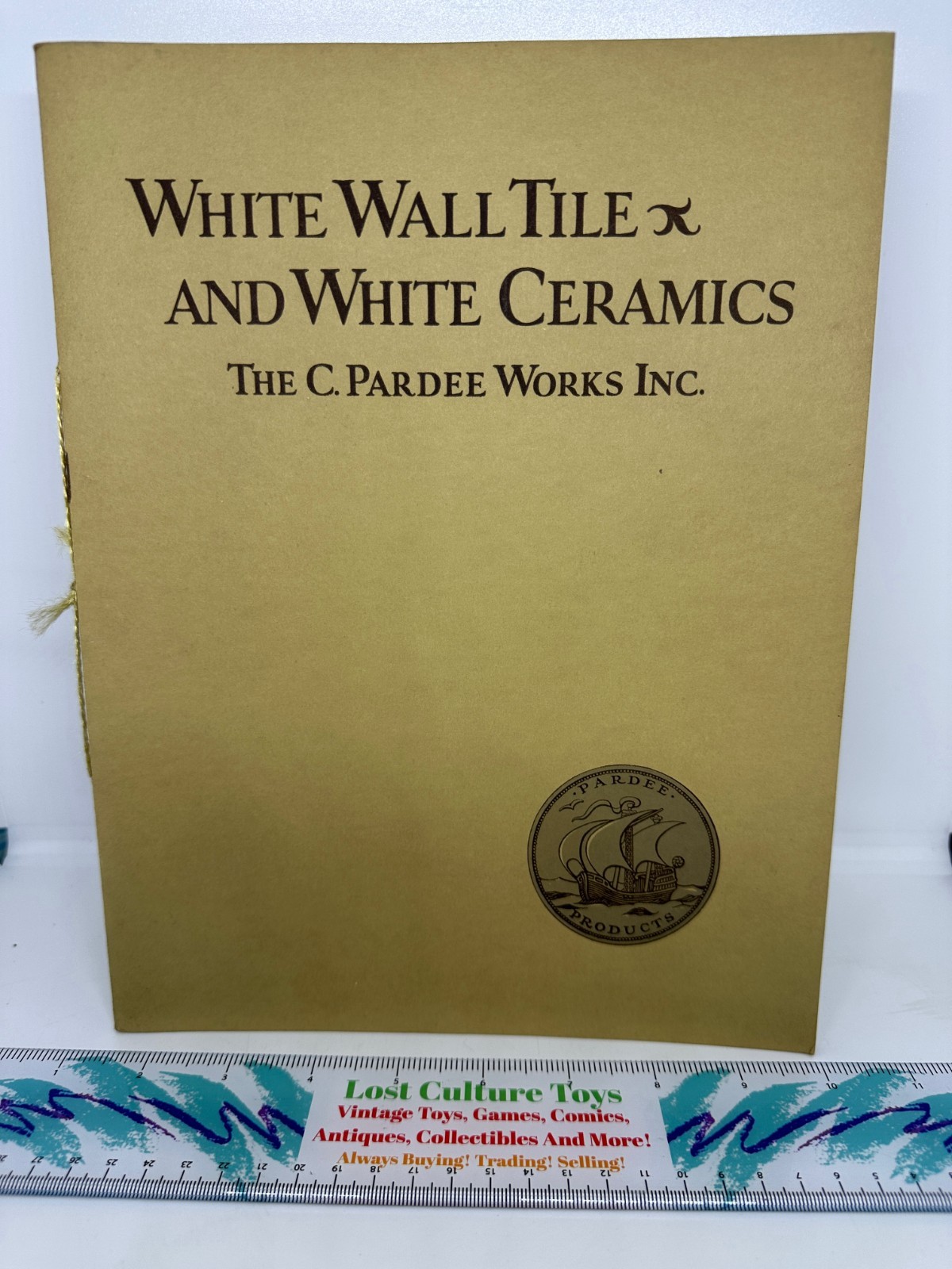 Vintage 1920's The C. Pardee Works White Wall Tile And White Ceramics ...