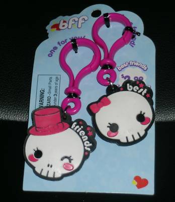Girls Best Friend Tag 2 Piece Set Cute Skeleton Friends | eBay