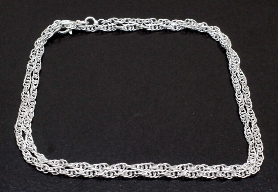 925 Sterling Silver Handmade Jewelry Beautiful Adorable Chain Necklace ...