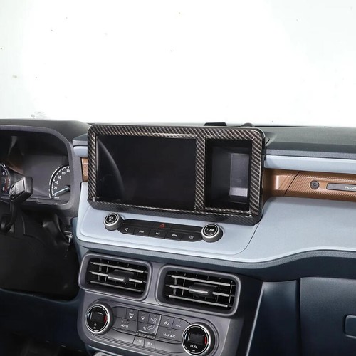 For 22-24 Ford Maverick Carbon Fiber Dash GPS Navigation Screen Frame ...