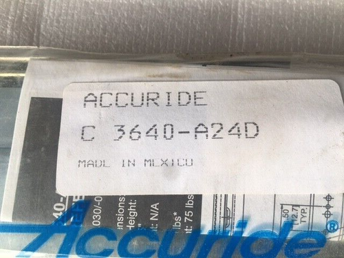 (Pair) Accuride C3640A-24D Heavy-Duty 200lb Over-Travel Drawer Slide 24 ...