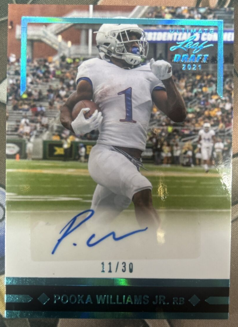 2021 LEAF ULTIMATE DRAFT POOKA WILLIAMS JR ROOKIE/RC AUTO 11/30 | eBay