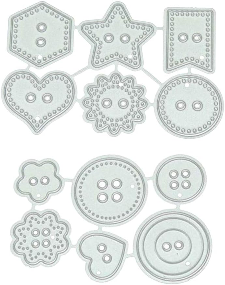 Button Shape Metal Die Cuts,Cutting Dies for Card Making Clearance ...