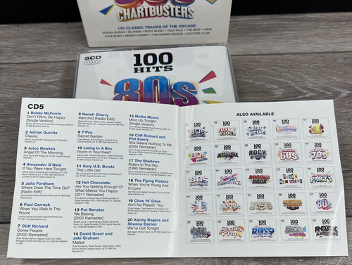100 Hits: 80s Chartbusters [Box] by Various Artists (CD, Apr-2013, 5 ...