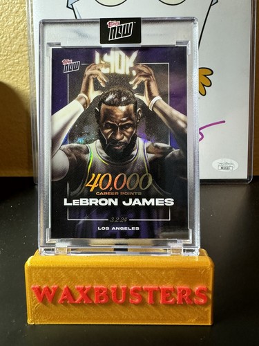 LeBron James 2023-24 TOPPS NOW Basketball Card LJ-40K 40,000 Pts Lakers ...