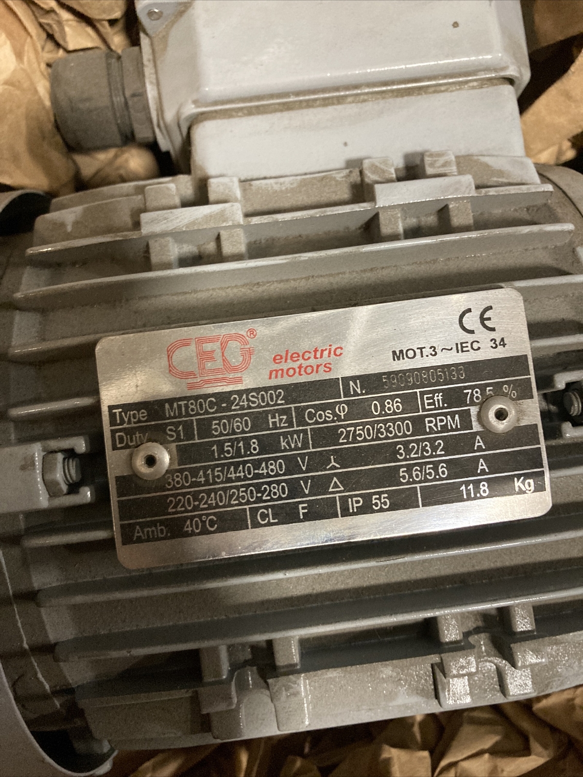 CEG MT80C-24S002 motor for sale online | eBay