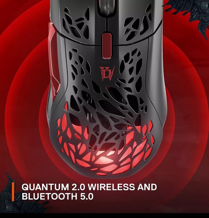 🔥SteelSeries Aerox 5 Wireless Diablo IV Limited Edition RGB Gaming ...