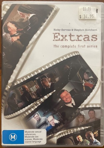 EXTRAS - The Complete First Season - Ricky Gervais (BBC) - R:4 DVD ...
