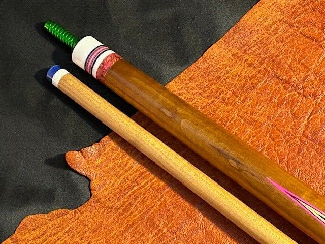 Tad Lofstrom Full Splice Custom Pool Cue W/ Kielwood Shaft. 30/30 60 ...