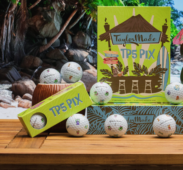TaylorMade TP5 Pix TIKI Limited Edition Golf Balls | eBay