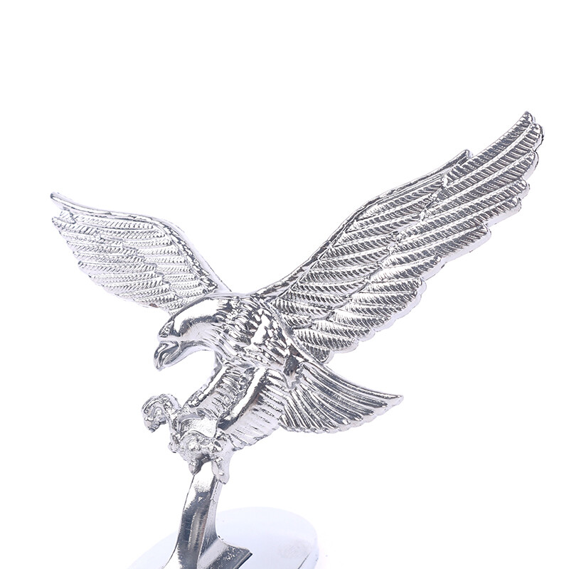 Car Front Cover Chrome Hood Decoration Badge 3D Emblem Angel Eagle For ...