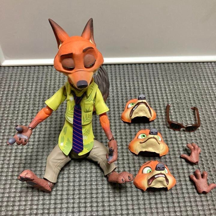 KAIYODO REVOLTECH Nick Wilde Judy Hopps Zootopia Movie Revo Action ...