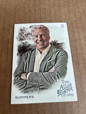 2019 Allen Ginter MARC SUMMERS RC #151 TV Host Double Dare Nickelodeon ...